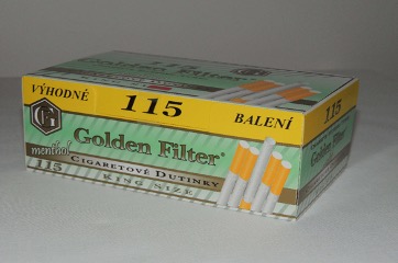 Dutinky Golden Filter Menthol COOL 115 ks - Space market