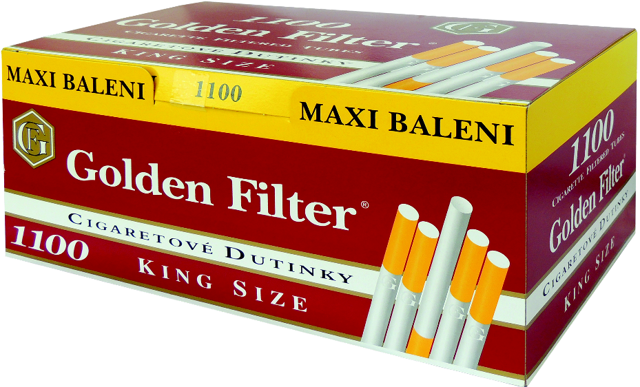 Dutinky Golden Filter 1100 ks (DUO PACK 2x 550ks) - Space market