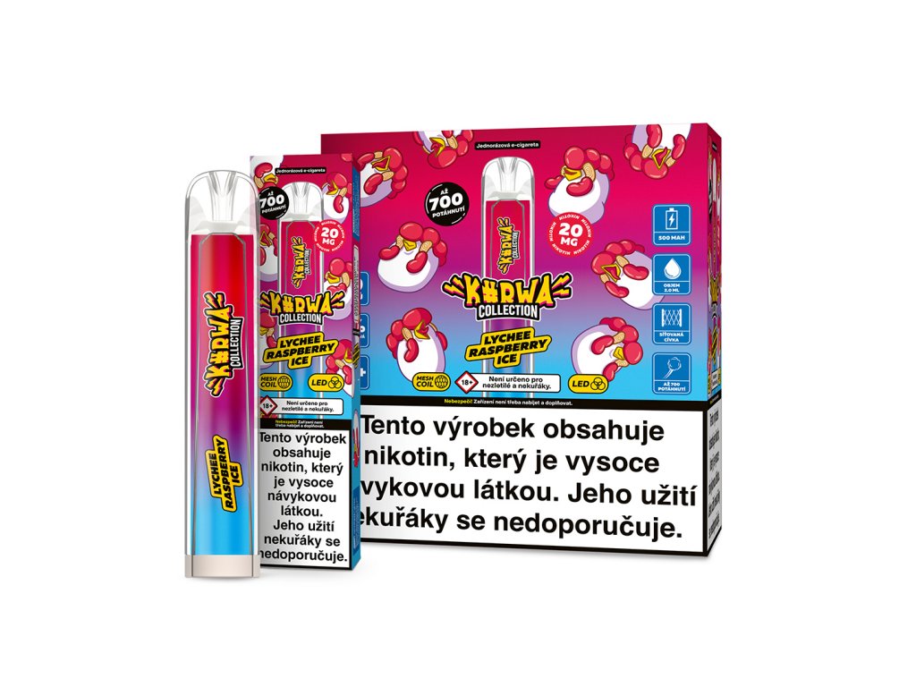 KURWA COLLECTION - LYCHEE RASPBERRY ICE 20 MG - Space market