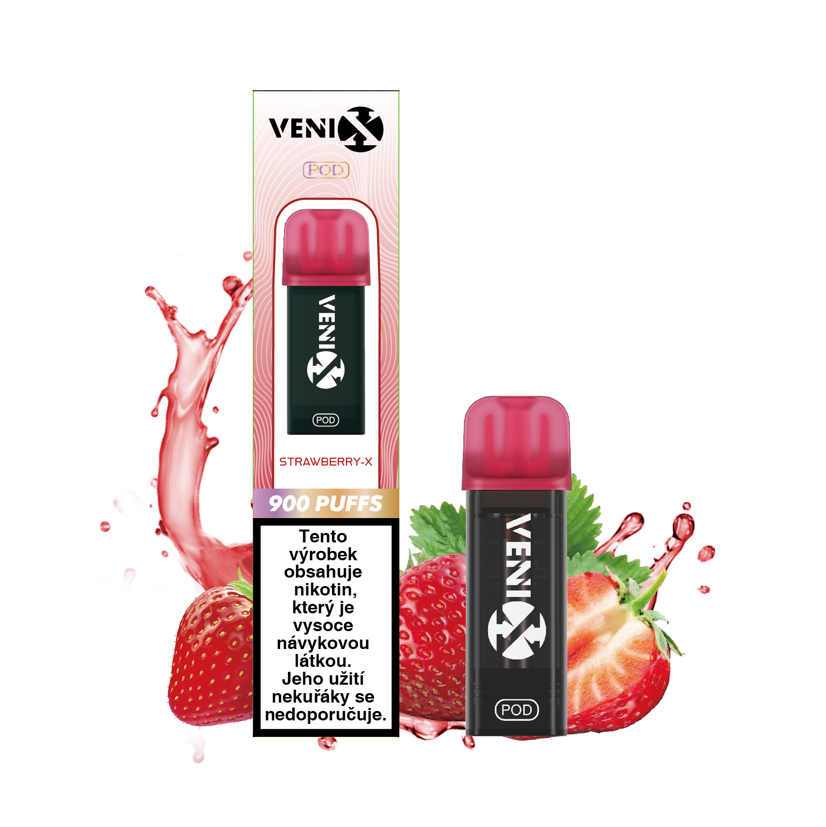 VENIX POD STRAWBERRY-X 20mg/ml - Space market