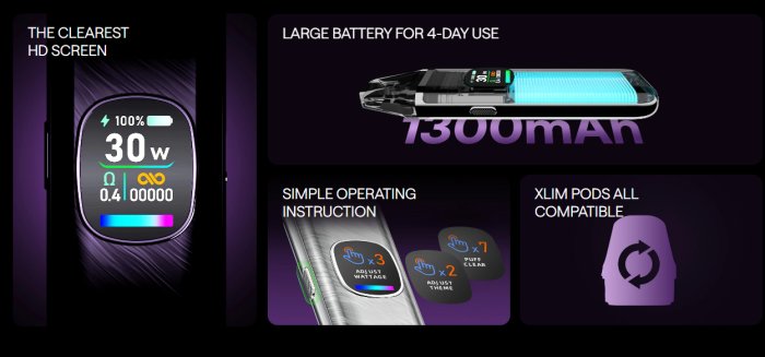 OXVA Xlim Pro 2 Brown Python - Space market